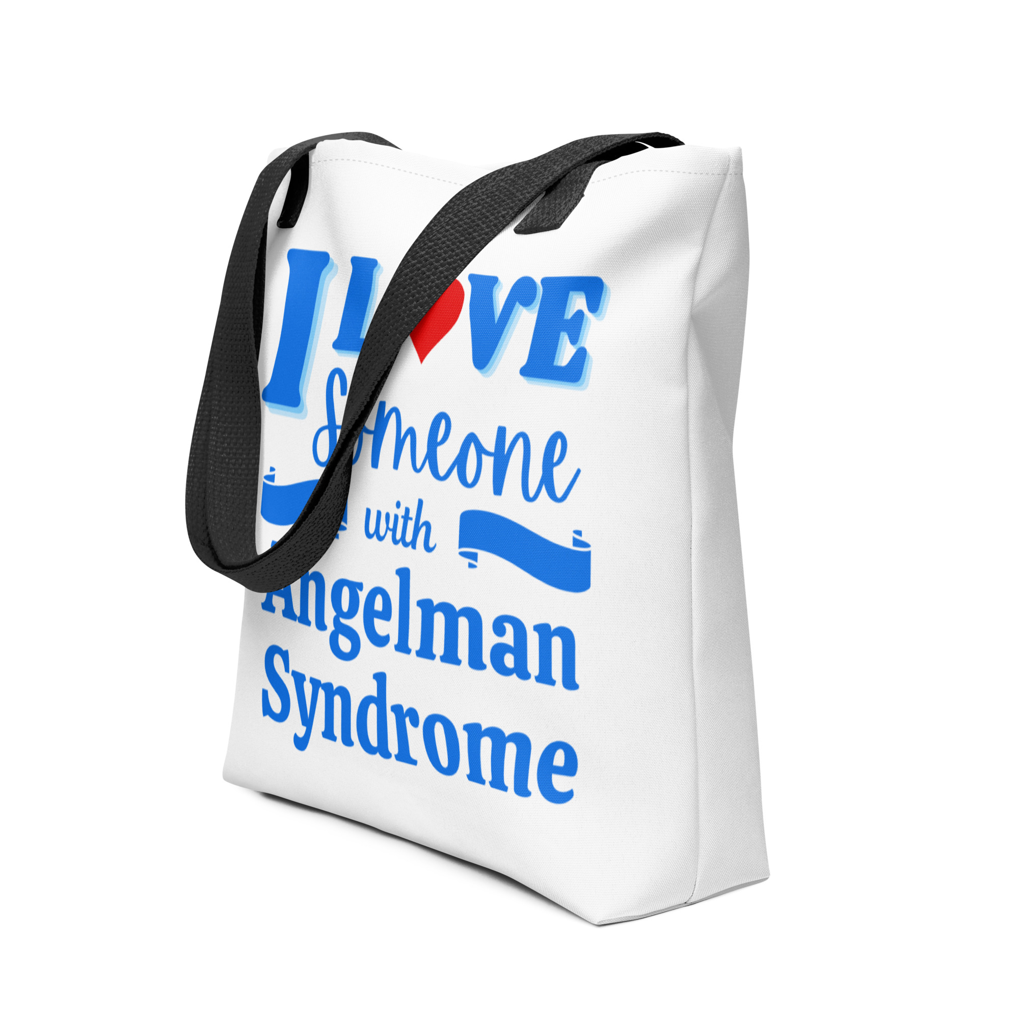 I love someone with Angelman Syndrome – Tote bag – Angelman Today