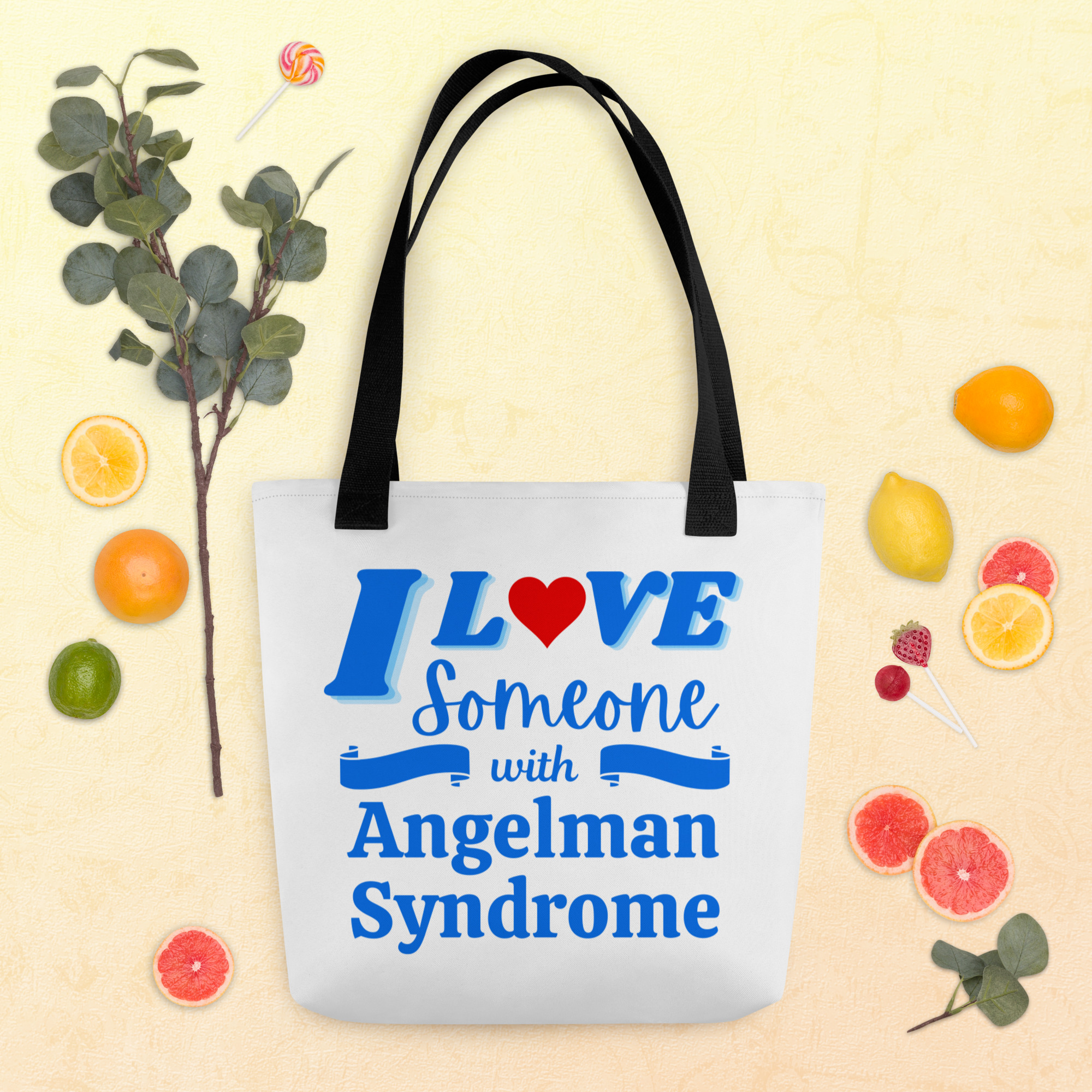 I love someone with Angelman Syndrome – Tote bag – Angelman Today