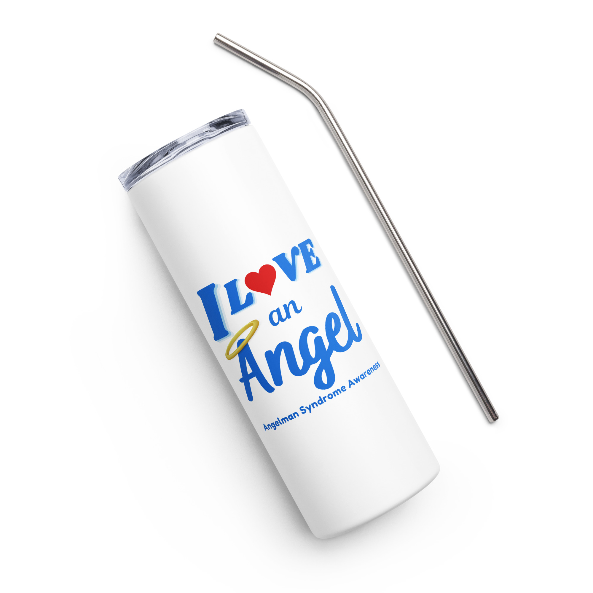 I love an Angel – Stainless steel tumbler – Angelman Today